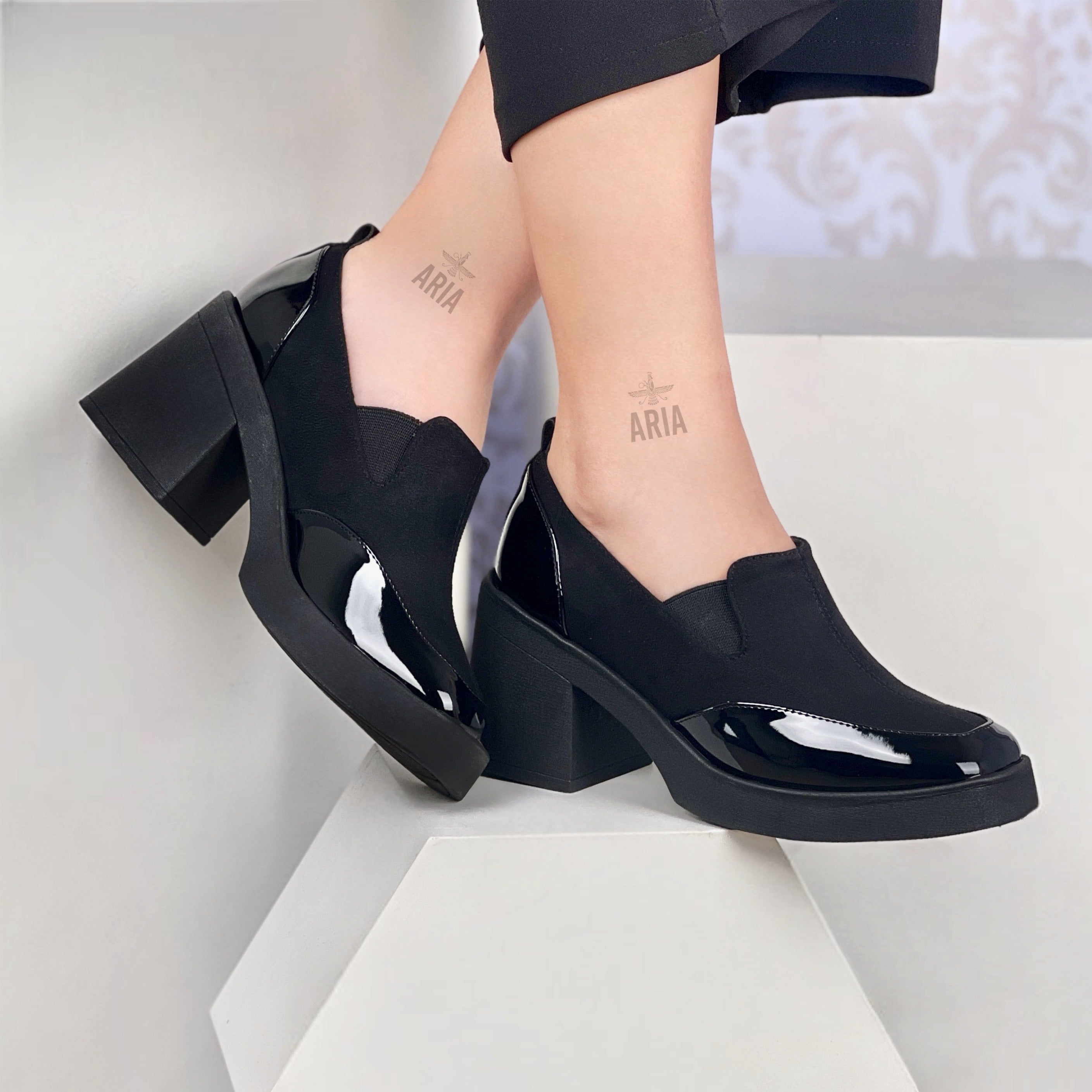 MOCASINES CON TACO MUJER